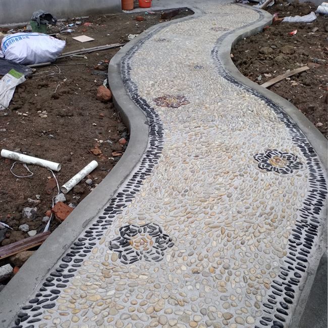 用石子铺路怎么施工农村砂石路面施工标准工地施工大山谷图库 4707