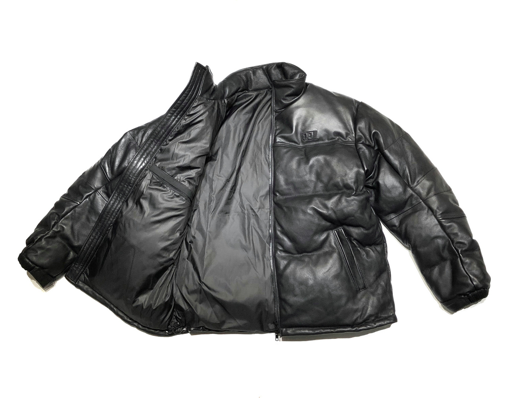 New beams fr2 Original Heavy Fluffy Pure Leather Down Jacket Loose Japanese SSZ Leather Down ...