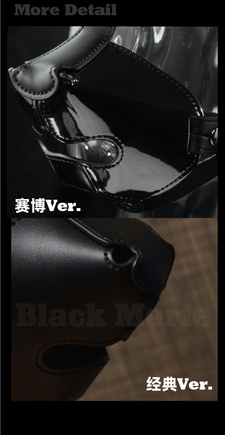 BlackMarie BDSM Genuine Leather Dog Mask K9 High End Stomach Tune Cosplay Mask - BulkChinese.com ...