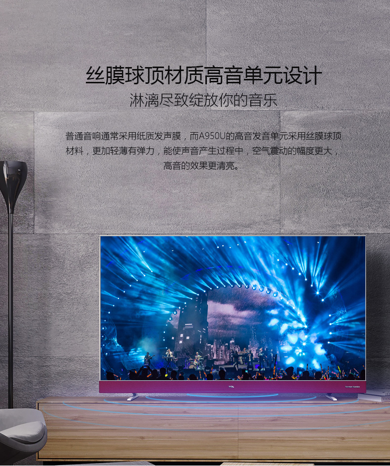 Купить LED-телевизор на TCL 55a950u 55-дюймовый 4K ультра тонкий полный ...