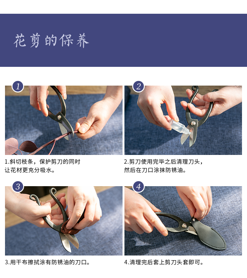 Chifang Cut Flower Arrangement Scissors Japanese Flower Shears Florist Special Gardening ...