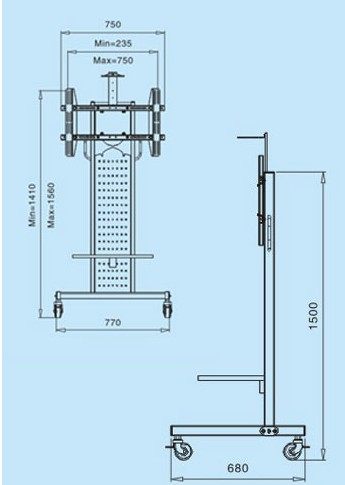 Купить подставка под LCD телевизор Большой телевизор перемещения ...