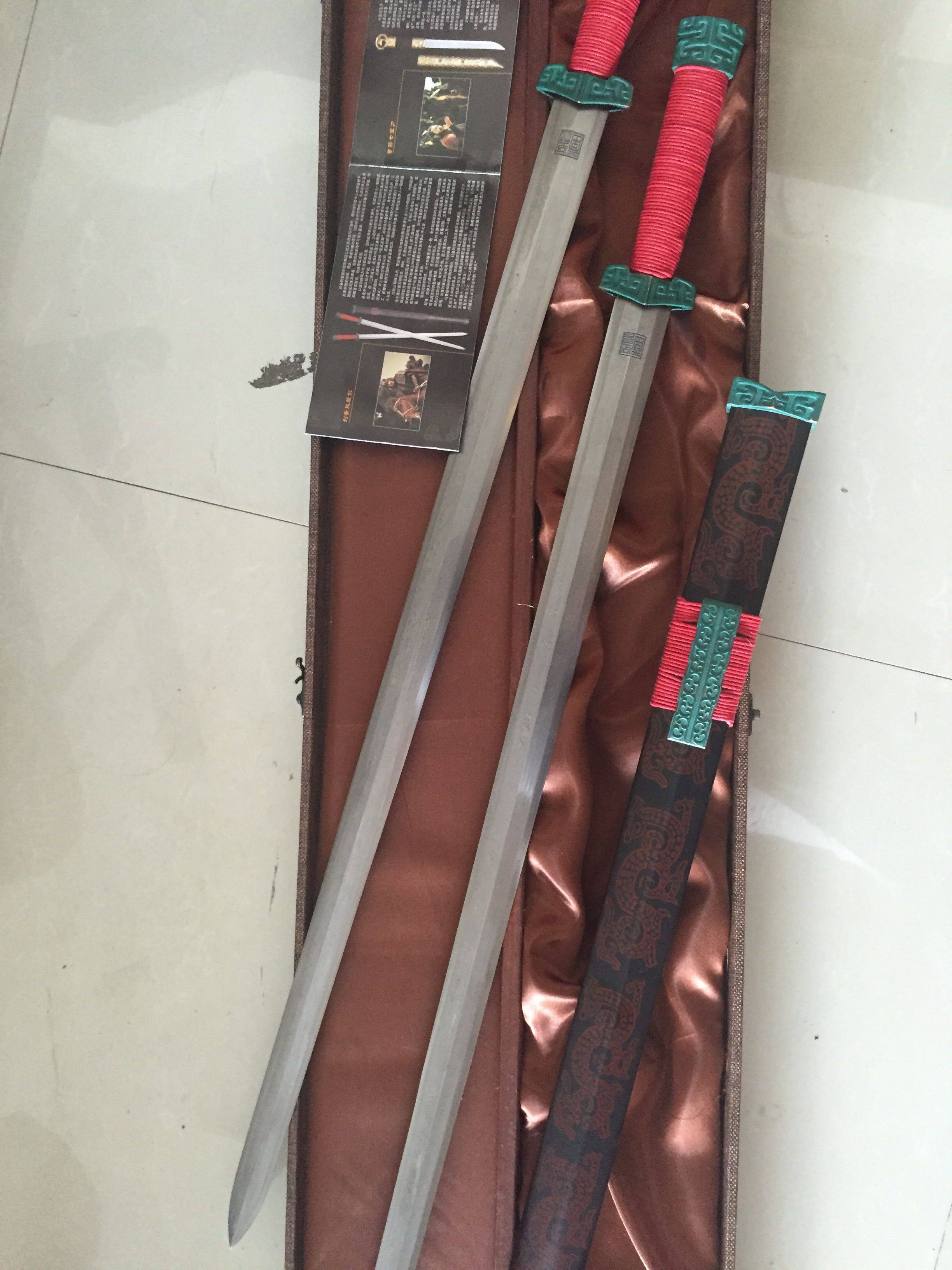 Купить Меч Сериал Троецарствие магия юбилейное издание Лю Бэй двунитевой стегозавра пружин ...