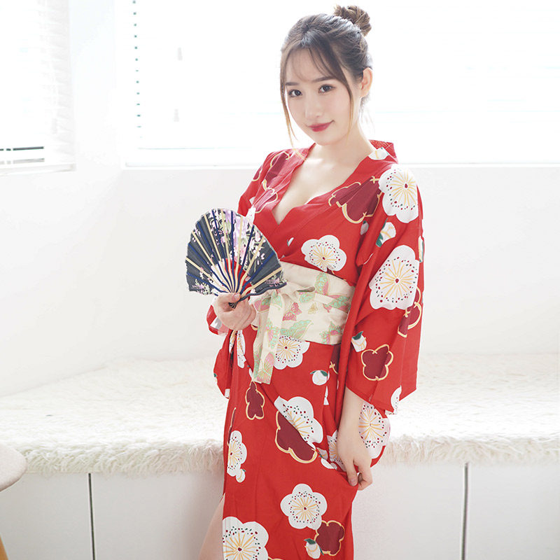 Sexy lingerie sexy Japanese kimono small chest passion suit slut fat mm perspective uniform ...