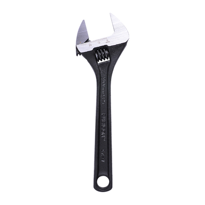 进口RUBICON罗宾汉活动扳手光柄铬钒钢活开口4/6/8/10/12/15/18寸