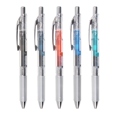 日本派通速干透明学生彩色中性笔