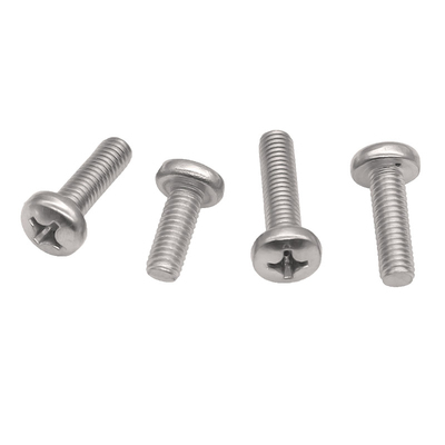 304不锈钢圆头十字槽微型机螺丝