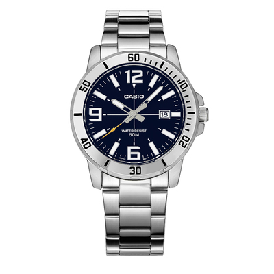 卡西欧休闲防水石英手表