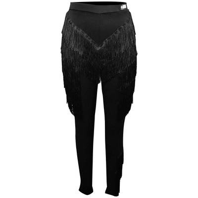 拉丁舞练功服流苏裤子专业