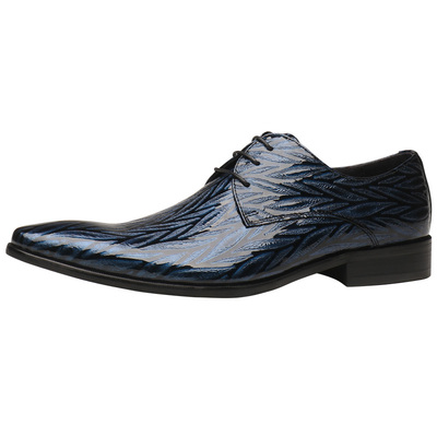 春季男士休闲皮鞋尖头潮流结婚