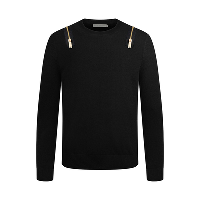 奢侈品秋冬新款时尚修身毛衣纯色