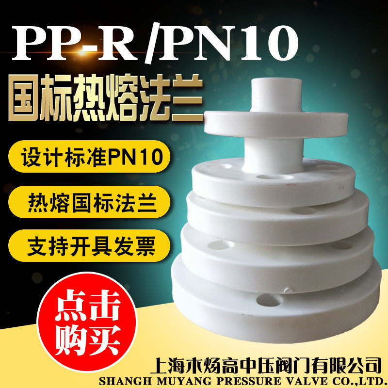 PP-R活套法兰PP-R热熔塑料法兰PN10标准法兰PPR塑料热熔法兰片PPR