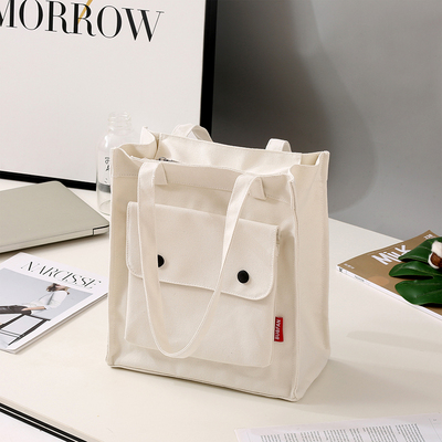 大学生上课单肩包女帆布学s生森系ins大容量简约韩版文艺日系书包