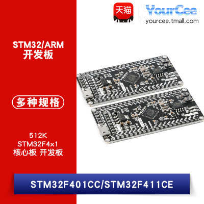STM32F411CE/SmTM32F401CC核心板 512K MicroPython核心板 开发板