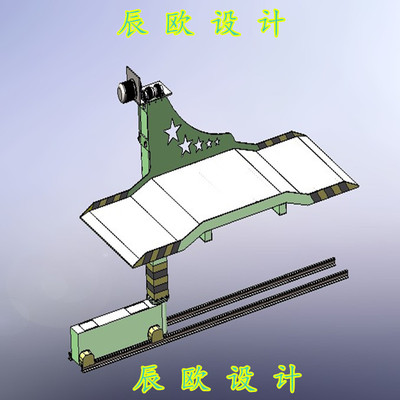 升降式立体车位停车机3D机械 F620 非标自动化设备3D机械设计素材