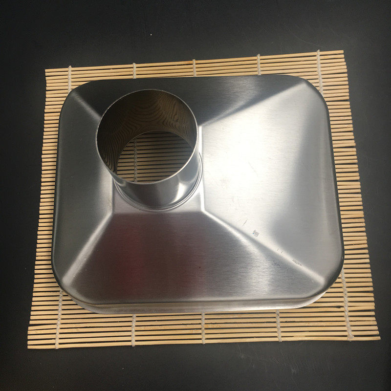 商用工业大漏斗长方形大口径304不锈钢液体漏斗方家用粮食酒漏斗