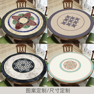 圆桌布防水防油免洗桌面圆形家用Bpvc软玻璃餐桌台布新款防烫桌垫