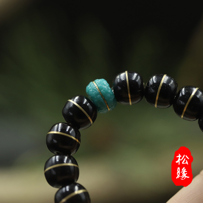 优化绿松石单颗配珠隔珠108颗手串配饰套M装平安扣面包圈隔片卡子