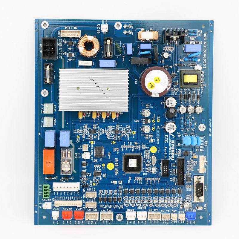 丨适用于上海现代电梯配件 CTC 20400503 STVF9型 轿顶门机板全新