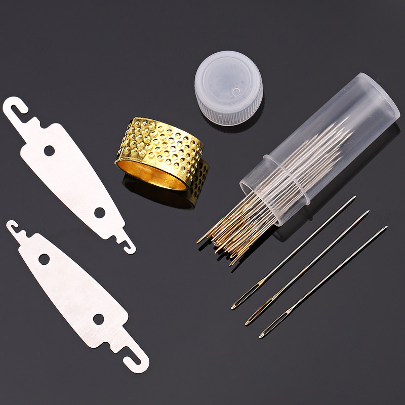 艺图十字绣针玩家适用穿线引线器家用引针器穿针器老人穿针认针器
