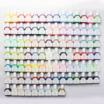 artnic单方型艺术纸用印台Tsukineko月猫橡皮章印泥as补充液印油