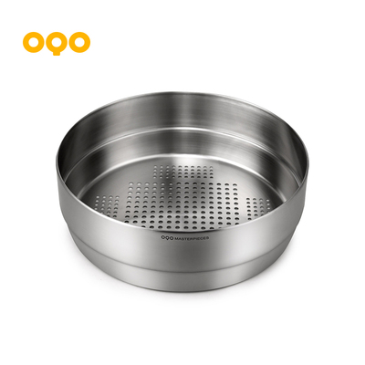 OQO欧克欧不锈钢家用蒸屉20cm24cm28cm多用锅蒸笼蒸架加高蒸格