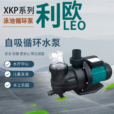 利欧水泵XKP450E泳池抽水泵水上乐园过滤循环水泵自吸泵220泳池泵
