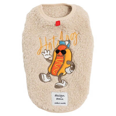 Radica猫狗加厚毛绒刺绣衣服