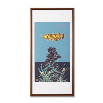 朱炳仁铜壁画金龙献瑞