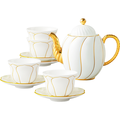 永丰源盛世玉兰10头陶瓷茶具