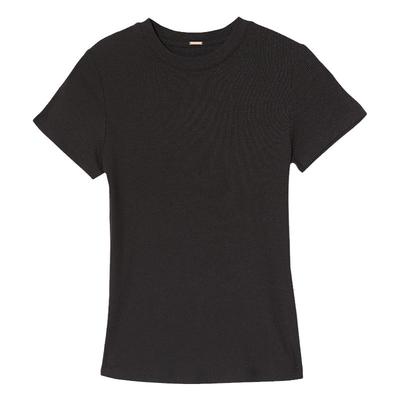 经典款显瘦弹力螺纹T恤