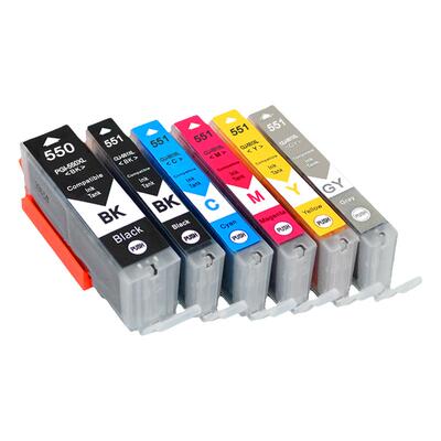 MAG适用佳能MG7550 iP7250 MX925 MX725 IP8750打印机墨盒MG6450 MG6650 MG7150油墨水盒PGI-550 CLI-551墨盒