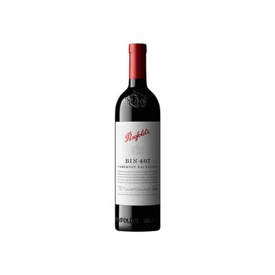 Penfolds/奔富bin407赤霞珠干红葡萄酒750ml澳洲原瓶进口红酒木塞