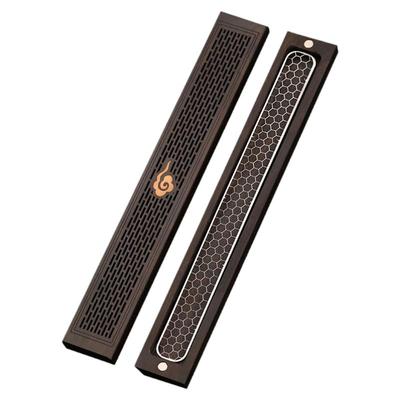 禅意卧香炉檀香盒家用沉香炉线香插香座木质卧香盒香薰盒线香香盒