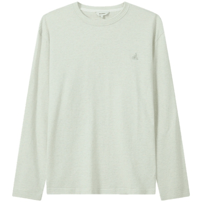 滨波男士基础款条纹长袖T恤打底