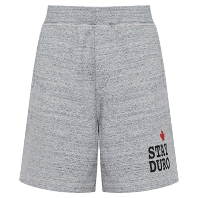 【低至5折】DSQUARED2/D2次方 男士字母徽标印花棉质休闲短裤