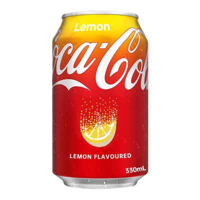 香港版柠檬味可口可乐汽水
