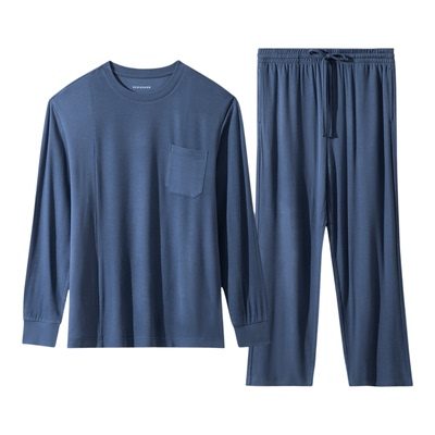 舒雅男士腈纶粘纤家居服套装
