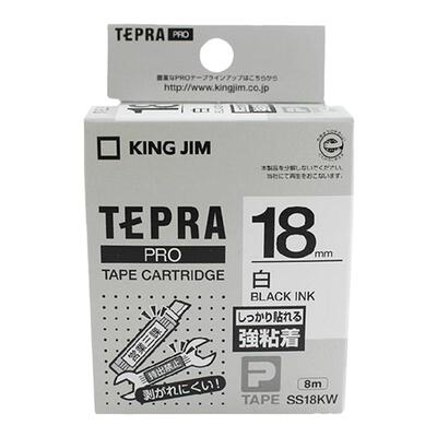 锦宫标签打印机色带18mm白底黑字