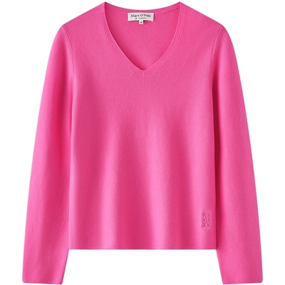 【宣璐同款】Marc O'Polo/MOP毛针织衫女秋新款时尚纯棉女士上衣