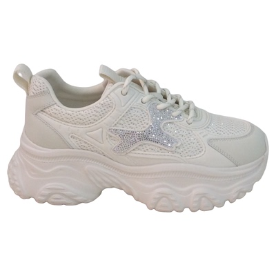 哈森新款轻便系带增高女老爹鞋