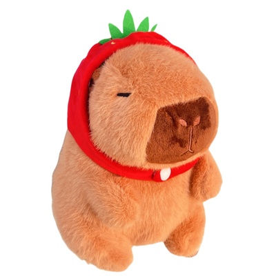 汽车后备箱装饰摆件卡皮巴拉可爱卡通车载后视镜车外饰品挂件公仔