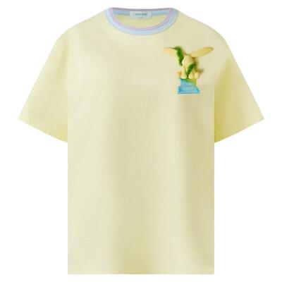 THEA买手店1 TROP FORT 25春夏新款短袖立体兔子草莓男女同款T恤