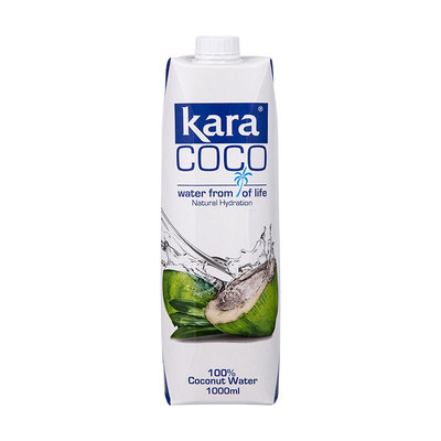 佳乐椰子水1L原装进口Kara coco椰子鸡水果奶茶原料运动补水饮料