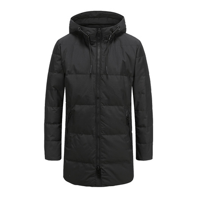 防风中长羽绒服TONYWEAR连帽