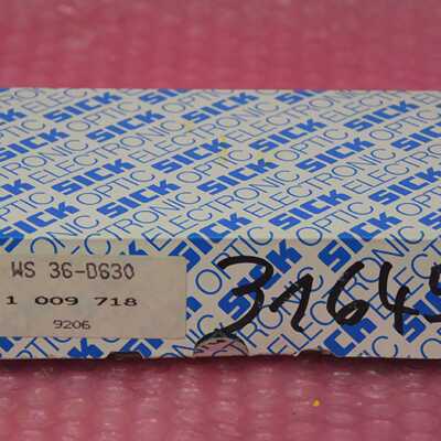 Sick Lichtschranke Typ: WS 36-D630 / 1009718   Neuware aus i