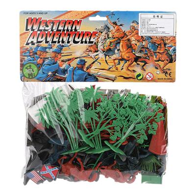 JEU旧义美图骑兵小人玩具3岁以上