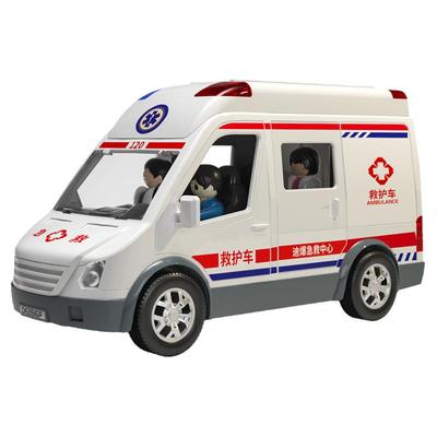 【超多配件】大号救护车玩具男