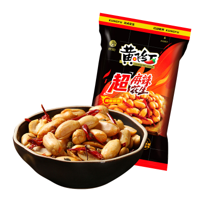 黄飞红超麻辣花生下酒菜麻辣零食