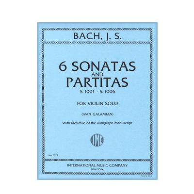 巴赫六首无伴奏小提琴组曲